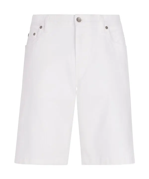 Dolce & Gabbana Dolce Gabbana Logo Tag Denim Shorts