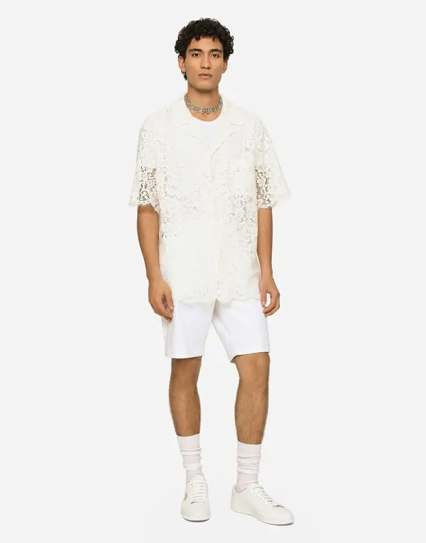 Dolce & Gabbana Dolce Gabbana Logo Tag Denim Shorts