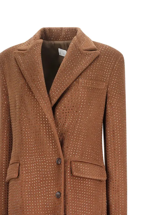 Giuseppe Di Morabito Embellished Double Breasted Coat