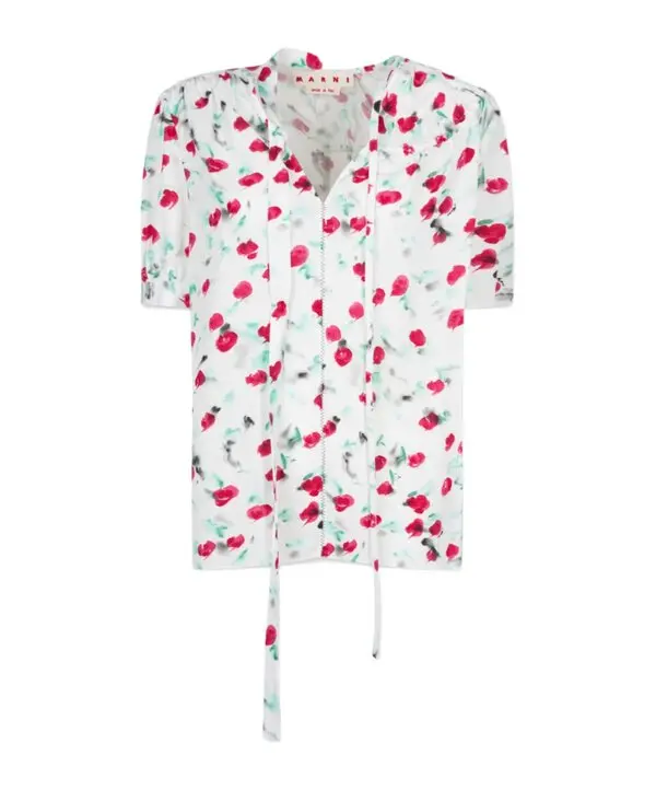Marni Floral Printed Top