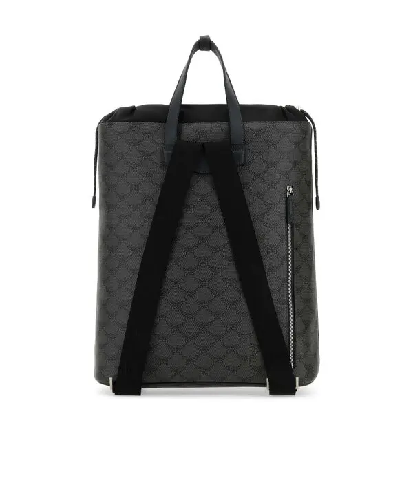 Mcm Lauretos Logo Printed Backpack