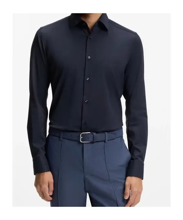 Hugo Boss Performance-stretch Twill Slim-fit Shirt