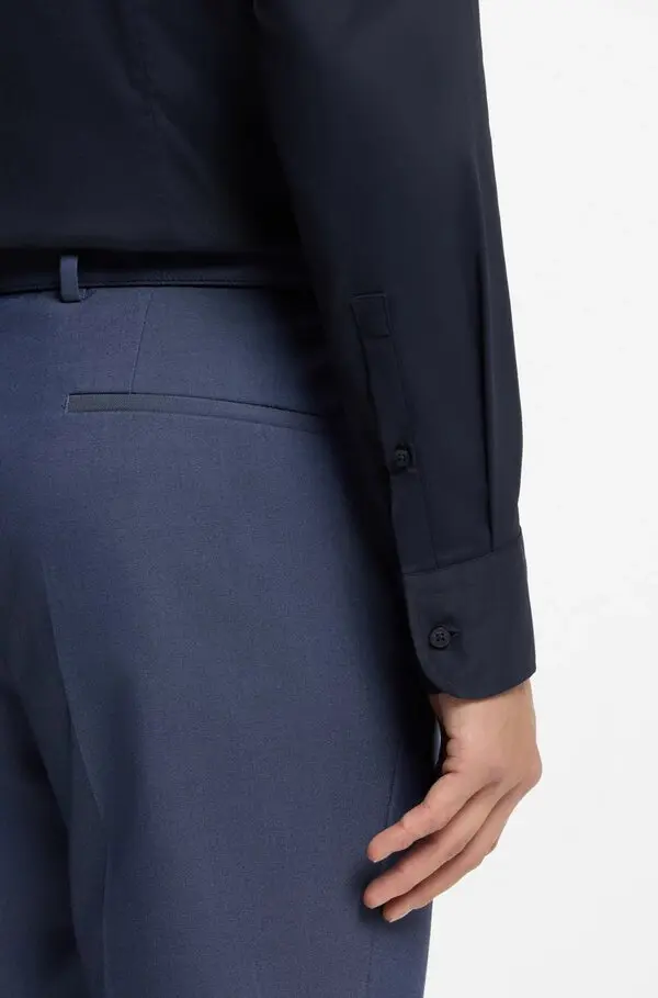 Hugo Boss Performance-stretch Twill Slim-fit Shirt