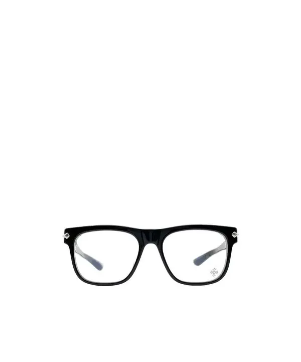 Chrome Hearts Geometric Eyeglasses - Black