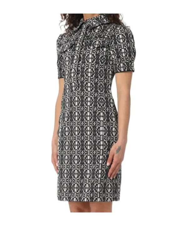Max Mara Cesy Monogram Short-sleeved Dress
