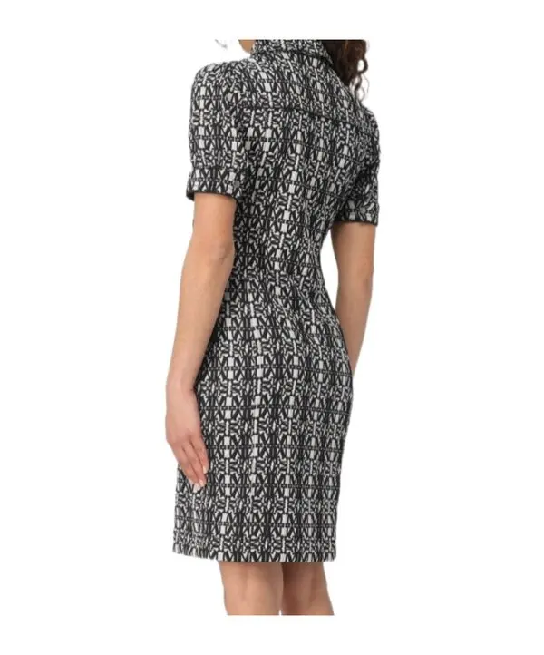 Max Mara Cesy Monogram Short-sleeved Dress