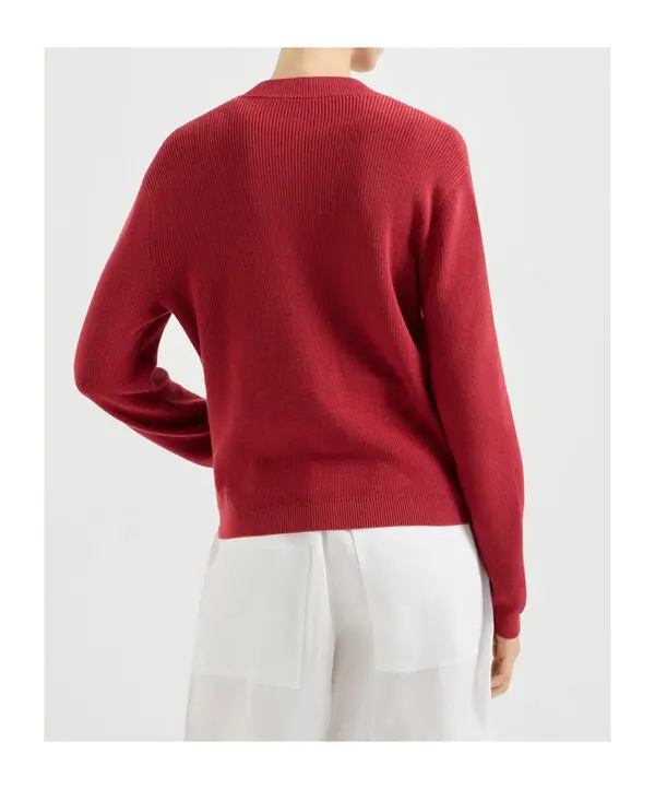 Brunello Cucinelli Ribbed Pocket Cardigan