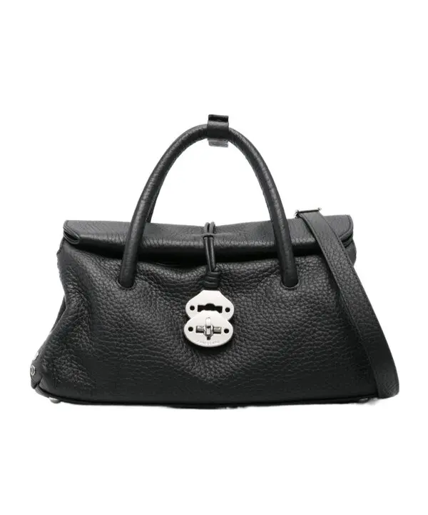 ZANELLATO Small Dotta Centauro Pebble-grain Tote Bag