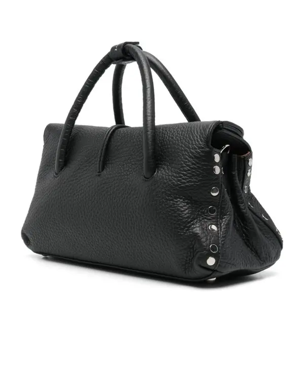 ZANELLATO Small Dotta Centauro Pebble-grain Tote Bag