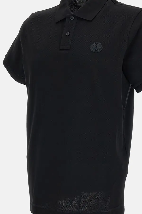 Moncler Logo Patch Short-sleeved Polo Shirt