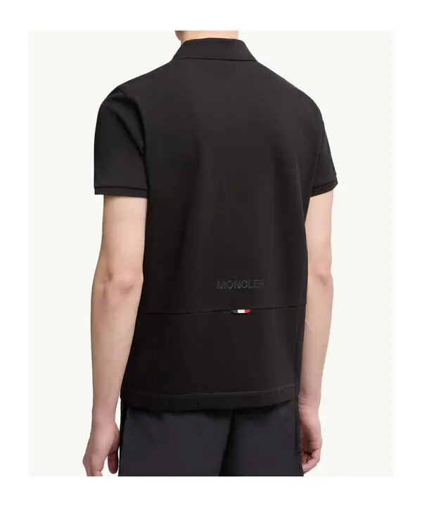 Moncler Logo Patch Short-sleeved Polo Shirt