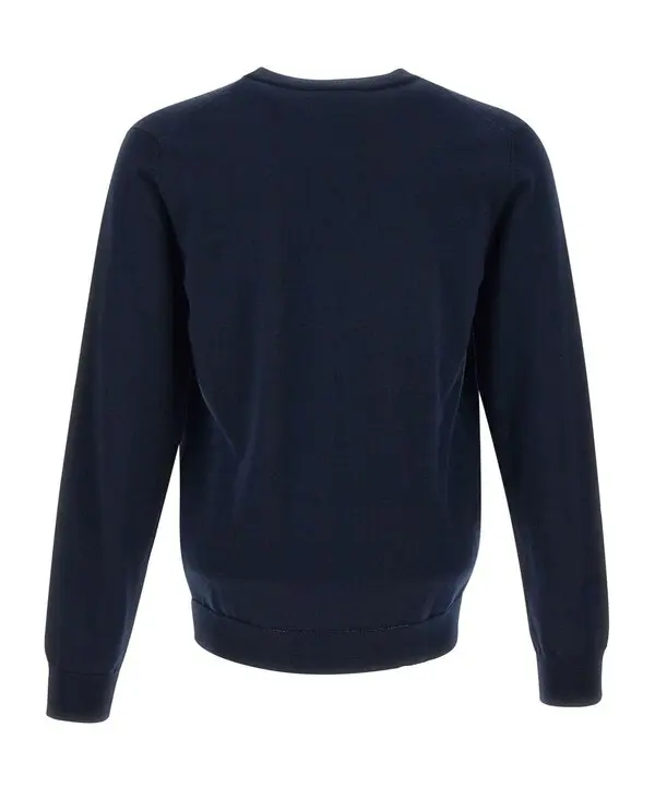 Lacoste Logo Patch Crewneck Knitted Jumper