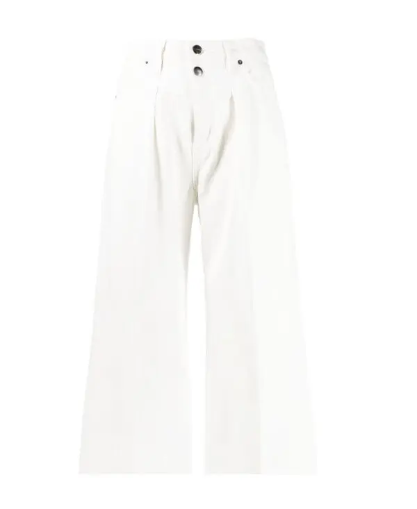 FRAME Wide-leg High-waist Jeans