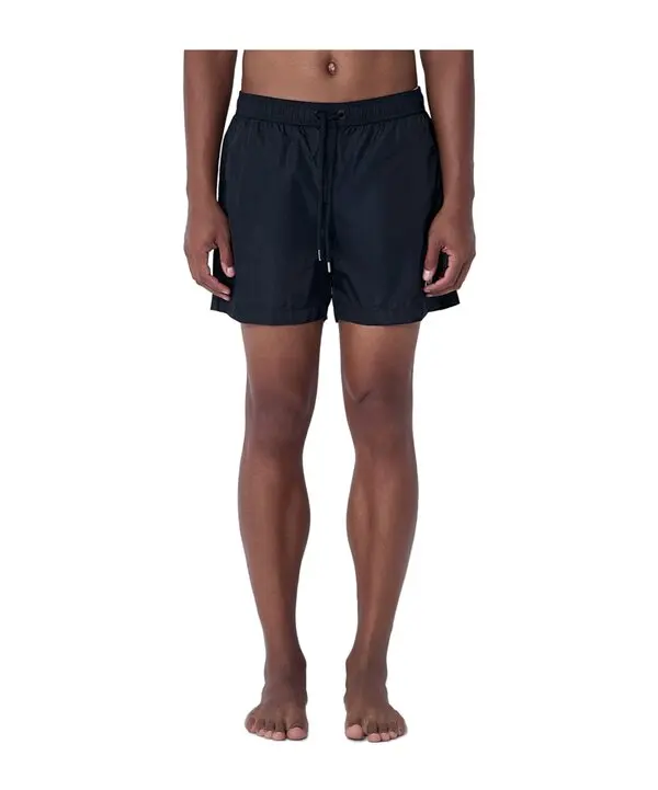 Moncler Logo Patch Drawstring Swim Shorts