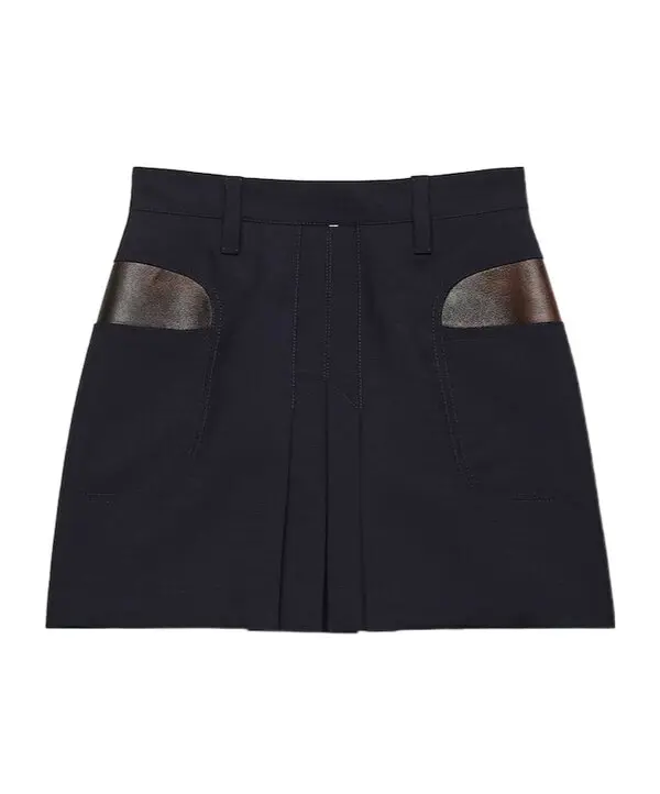 Prada Pleated Mini Skirt