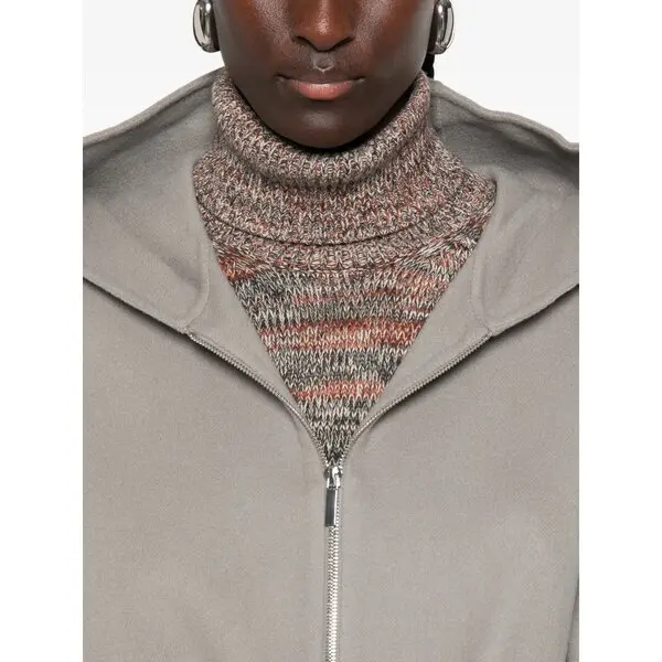 Max Mara Long-sleeved Hooded Casual Jacket
