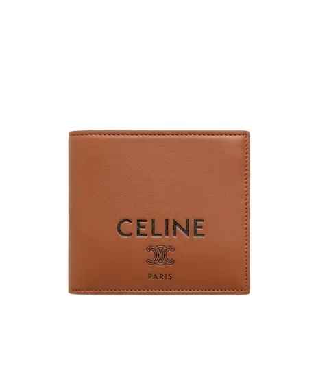 Celine Bi-fold Wallet In Smooth Lambskin