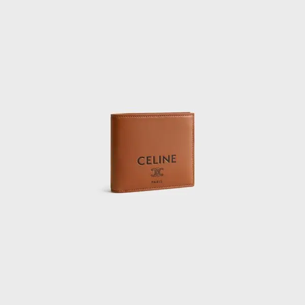 Celine Bi-fold Wallet In Smooth Lambskin