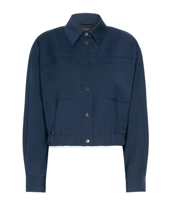 Max Mara Cropped Wool Jacket