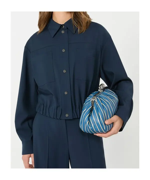 Max Mara Cropped Wool Jacket