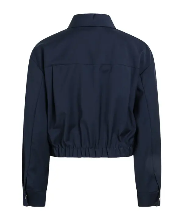 Max Mara Decano Elastic Waist Jacket - Blue