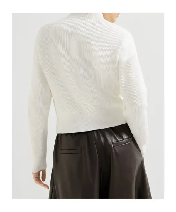 Brunello Cucinelli Ribbed-knit Zip-up Cardigan