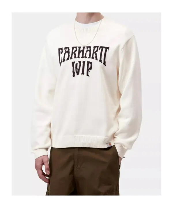 Carhartt Work In Progress Logo-intarsia Sweater