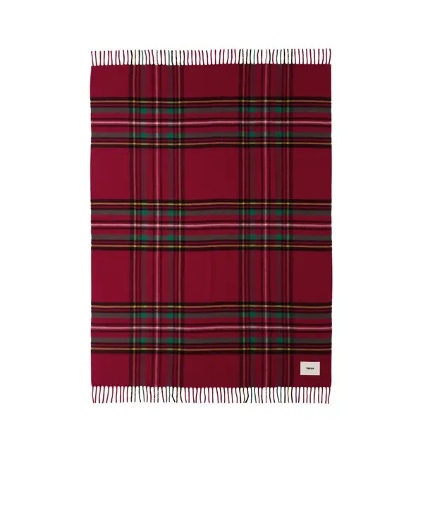TEKLA Rectangular Wool Flannel Blanket