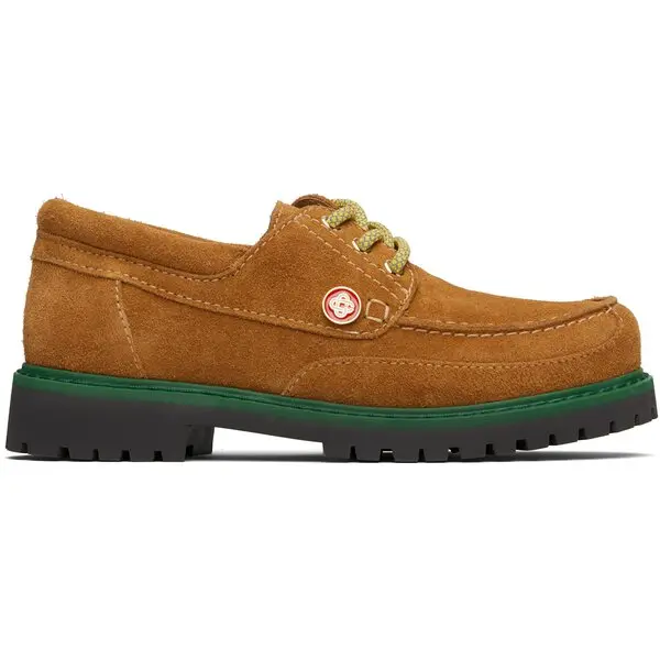 Casablanca Lace-up Suede Boat Shoes