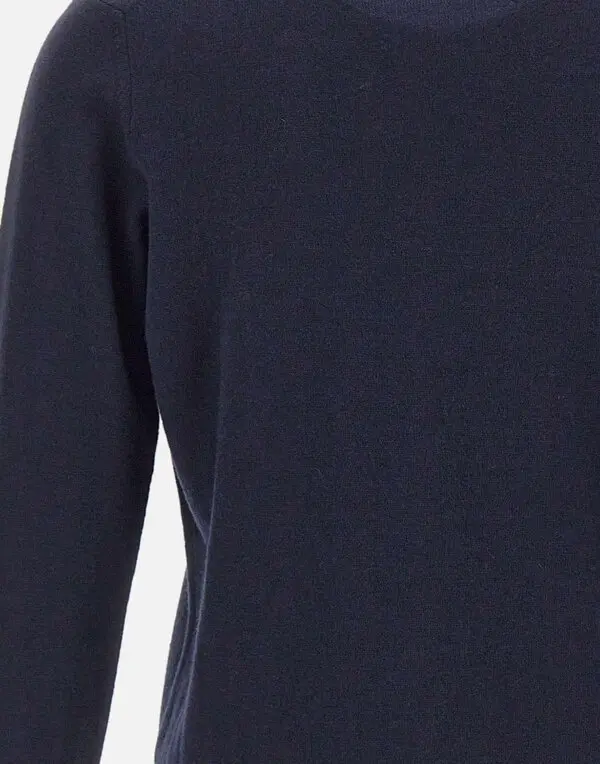 KANGRA Ribbed Crew Neck Knitted Sweater