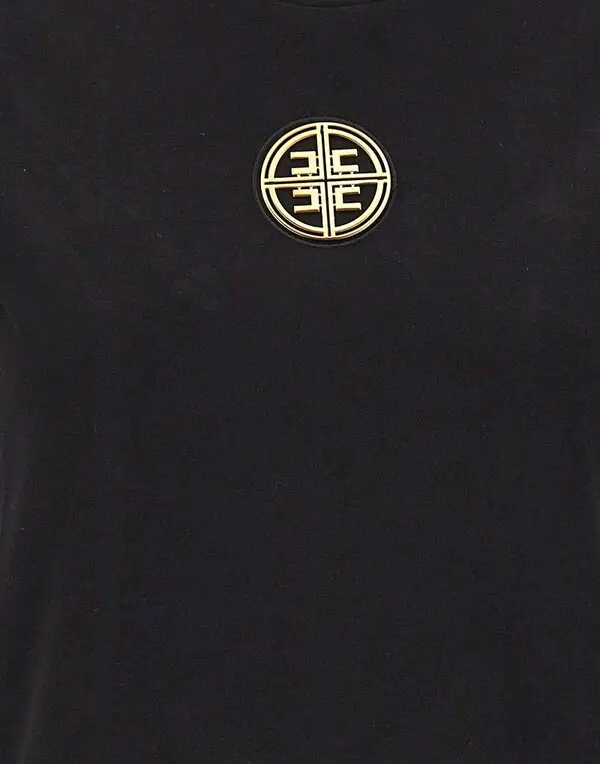 Elisabetta Franchi Logo Plaque T-shirt