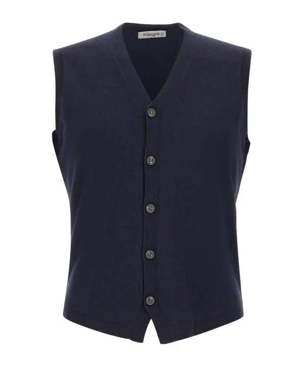 KANGRA Buttoned Knit Vest
