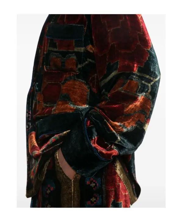 PIERRE-LOUIS MASCIA Kanpur Geometric-print Jacket