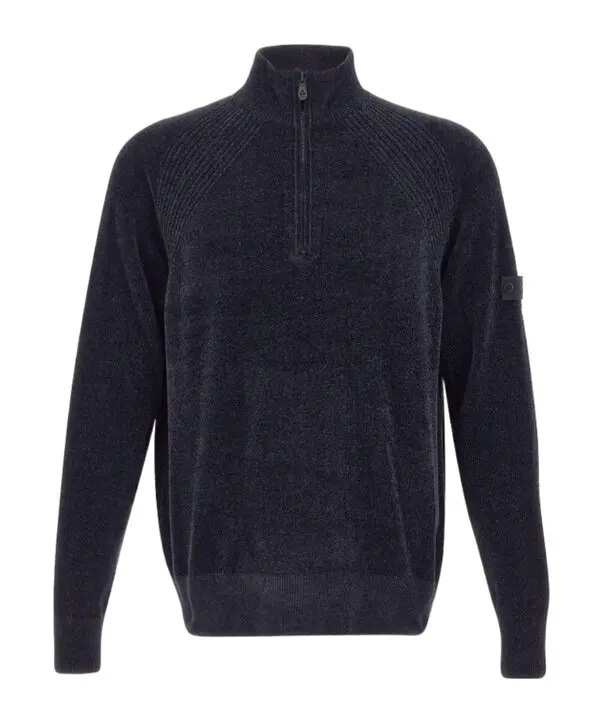 Peuterey Crivelli Half-zip Sweater With Ribbed Details