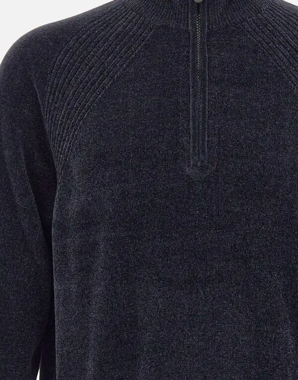 Peuterey Crivelli Half-zip Sweater With Ribbed Details