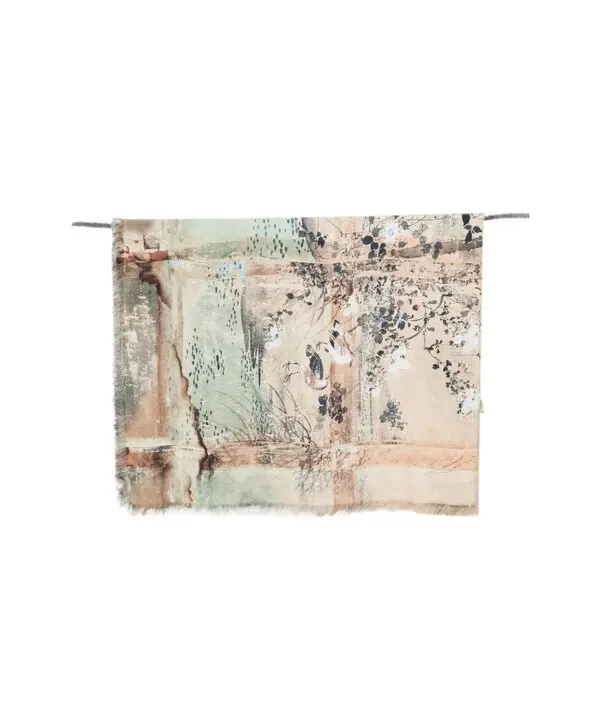 PIERRE-LOUIS MASCIA Printed Silk Scarf