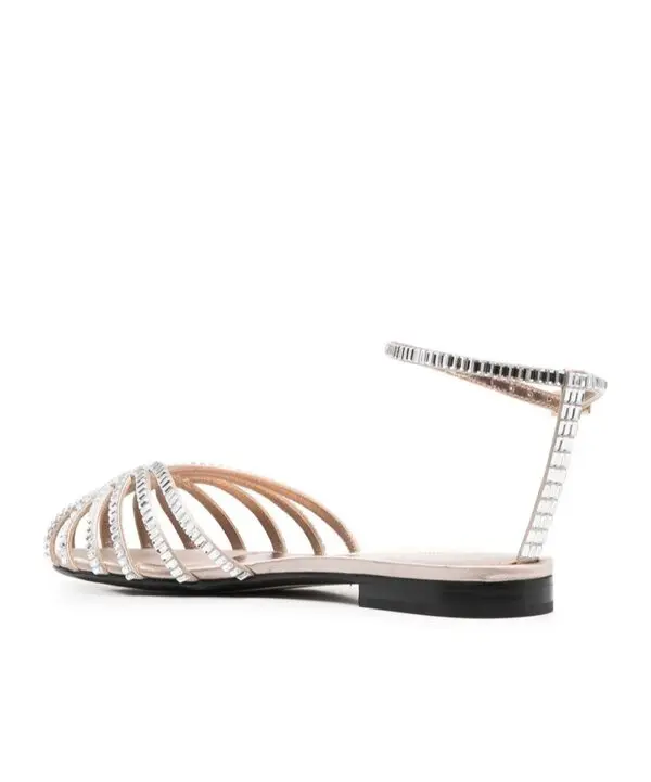 ALEVI MILANO Cut-out Flat Sandals