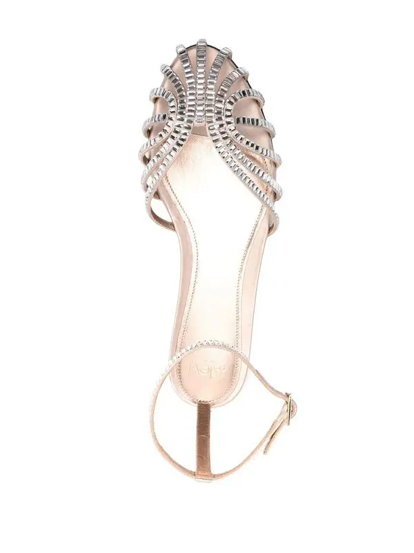 ALEVI MILANO Cut-out Flat Sandals