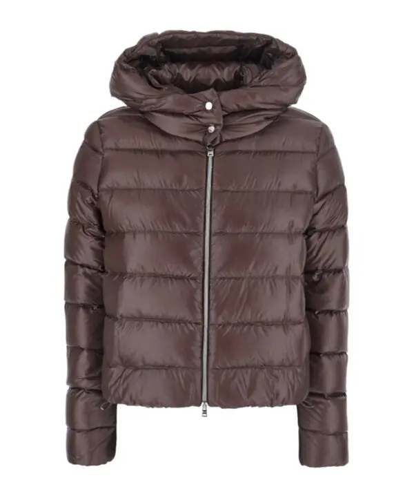 Herno Long-sleeved Padded Jacket - Brown