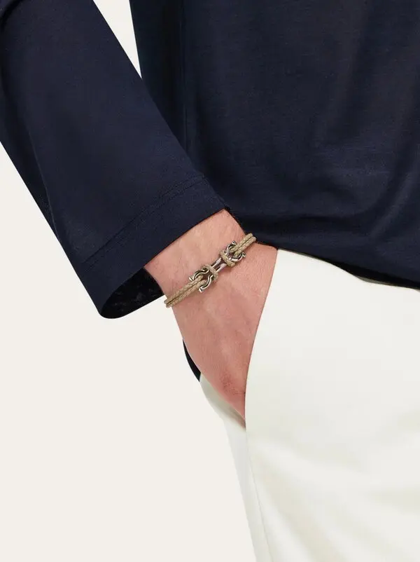 FERRAGAMO Double Gancini Bracelet