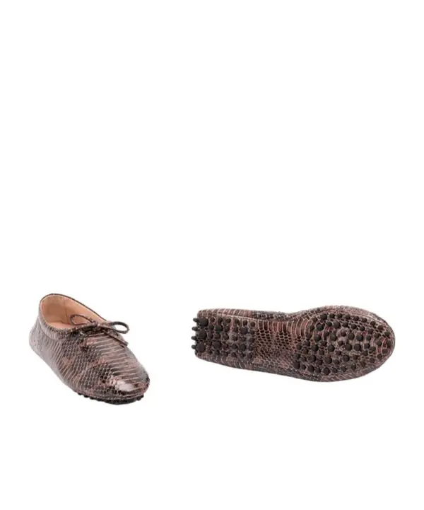 Alberta Ferretti Bow-detail Ballet Flats