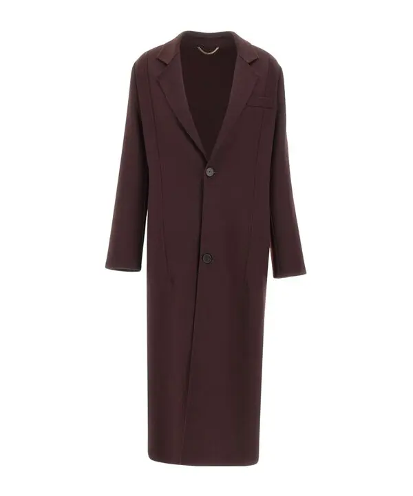 Victoria Beckham Double-breasted Long Coat - Black