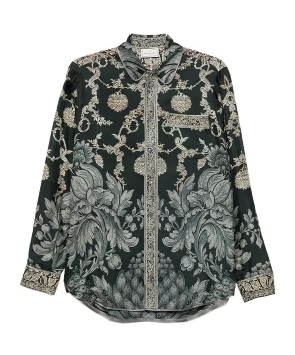 PIERRE-LOUIS MASCIA Long-sleeved Shirt - Black