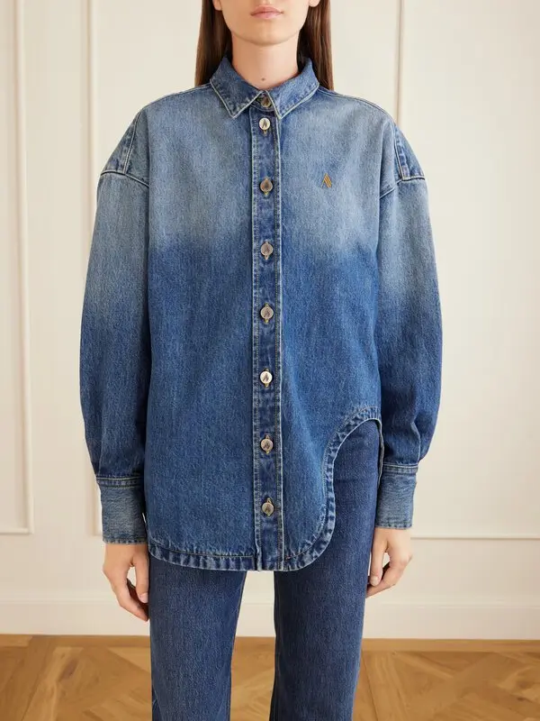 Attico Washed Denim Shirt