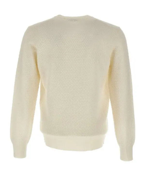 KANGRA Textured Crew Neck Knitted Sweater