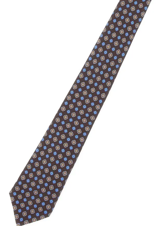 Kiton Micro Pattern Silk Tie