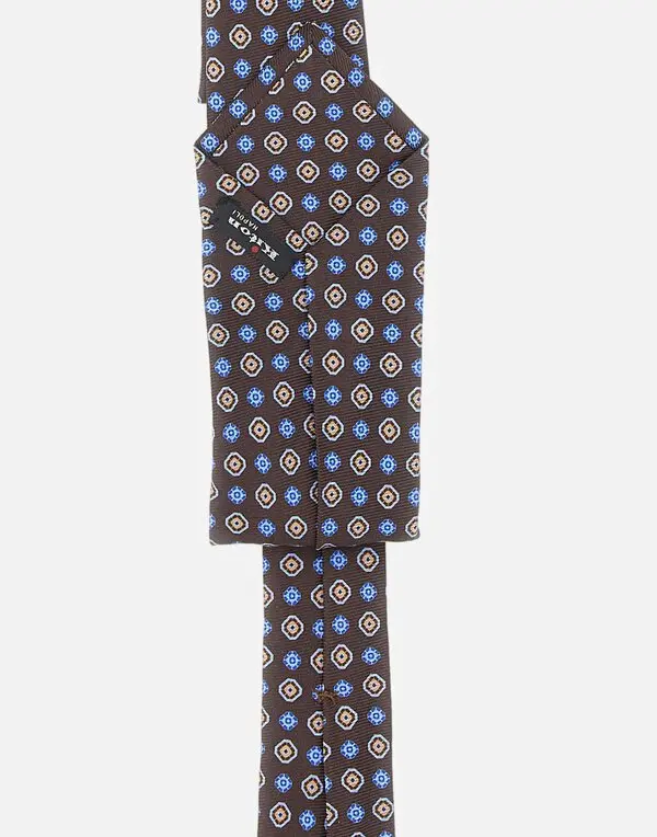 Kiton Micro Pattern Silk Tie