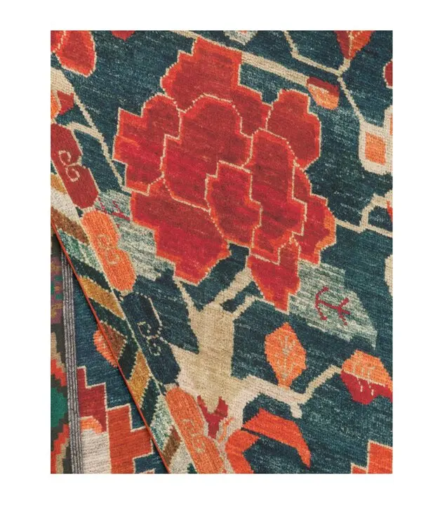 PIERRE-LOUIS MASCIA Floral-print Silk Scarf