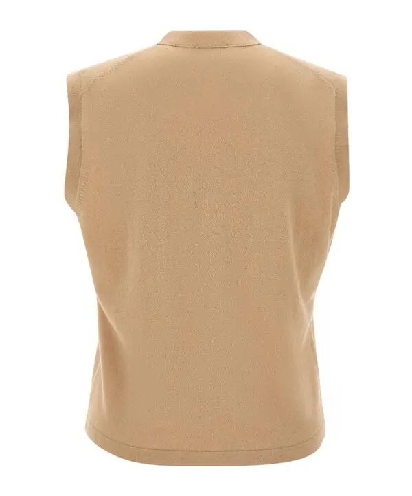 KANGRA V-neck Buttoned Knit Vest