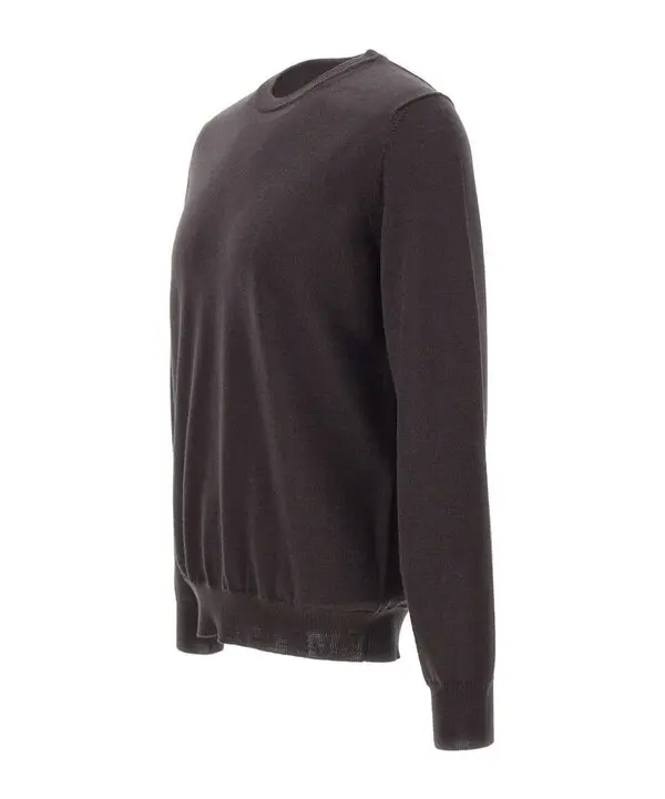 KANGRA Crew-neck Ribbed-trim Sweater